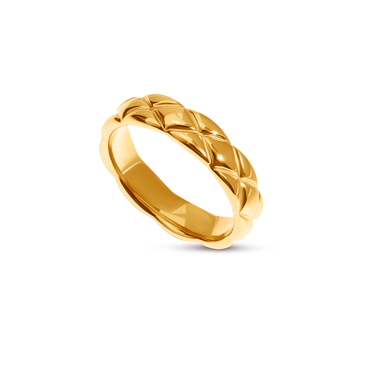 Quilted Ring (Gold) – Abbott Lyon