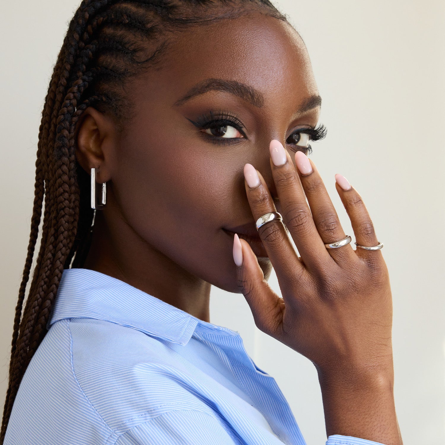 Domed Ring Stack (Silver) – Abbott Lyon