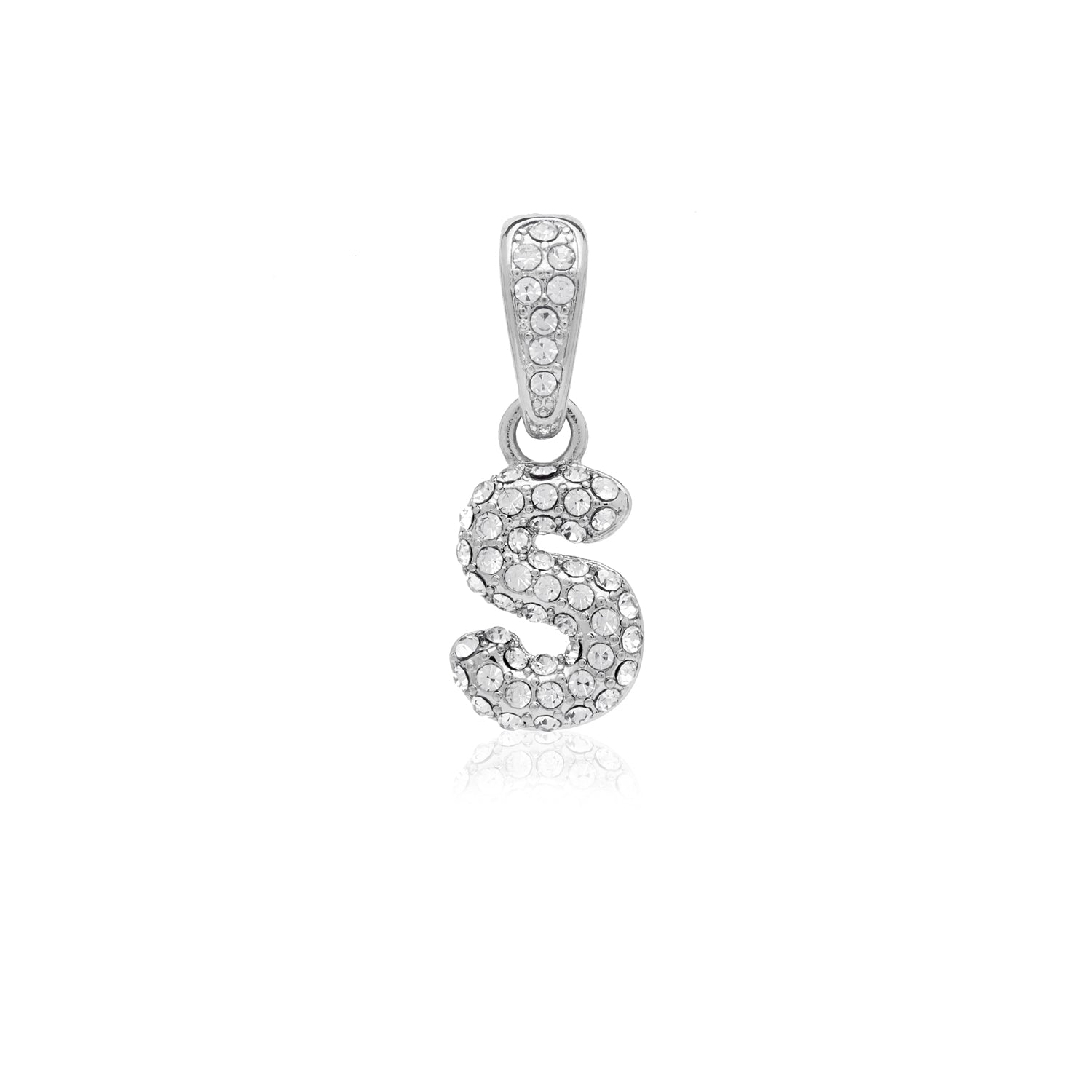 Bubble Initial Pendant (Silver) – Abbott Lyon