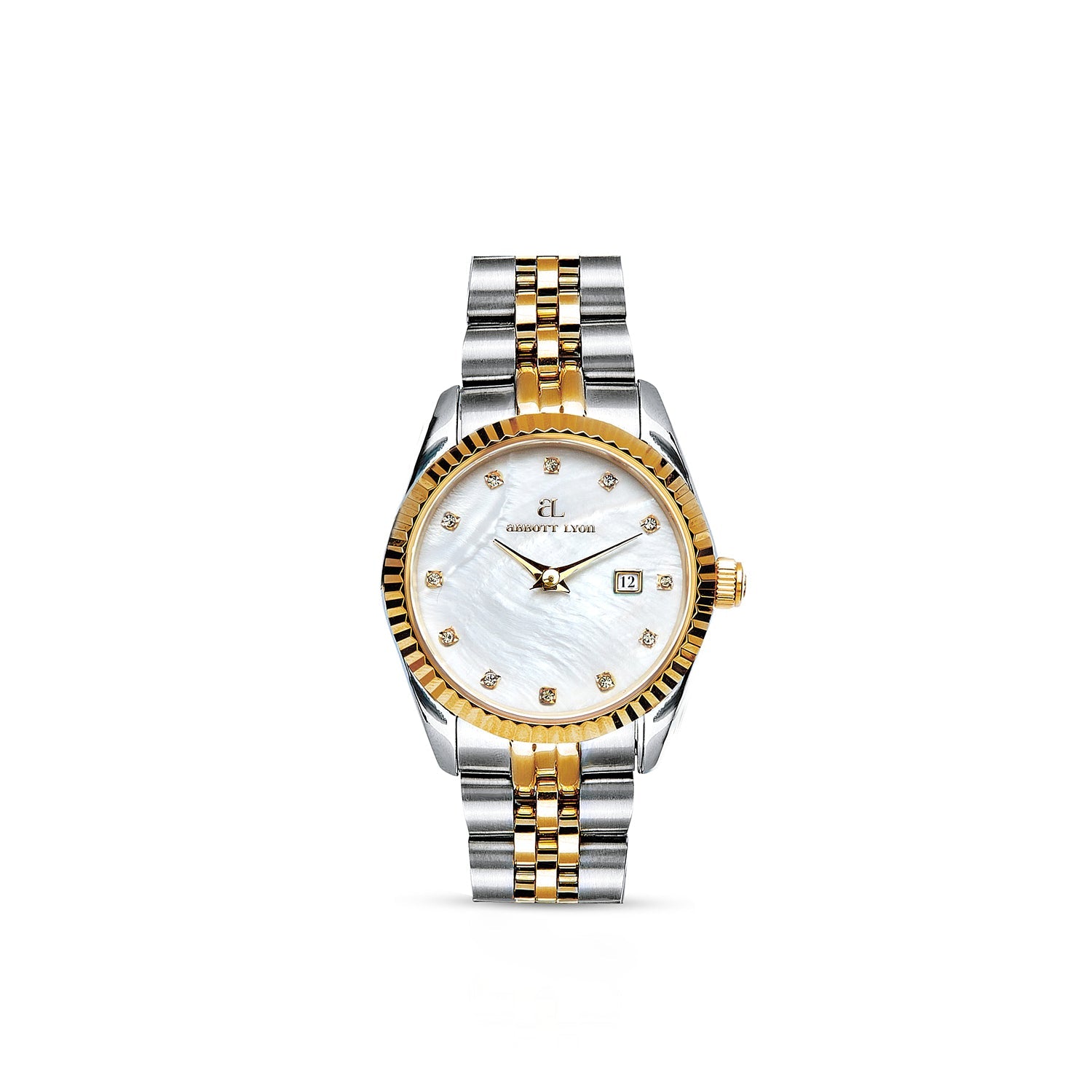 Mini Two Tone Pearl Link Belgravia 30 Watch – Abbott Lyon