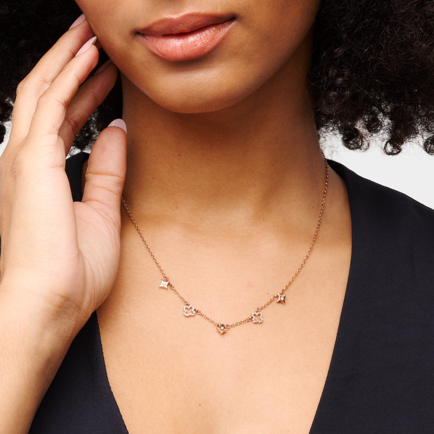 Made Mine Charm Necklace (Rose Gold) – Abbott Lyon