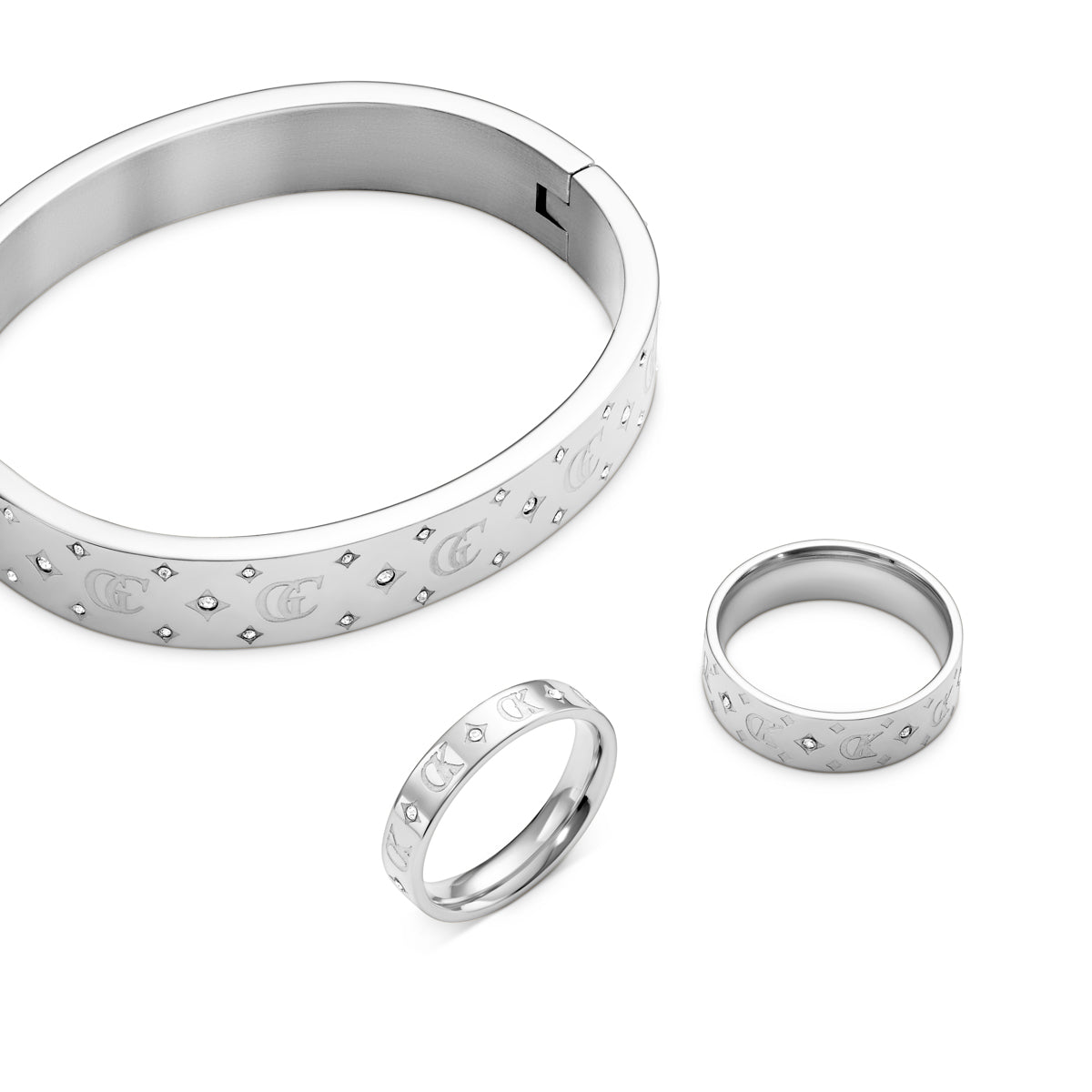 Own Way Statement Monogram Ring (Silver) – Abbott Lyon