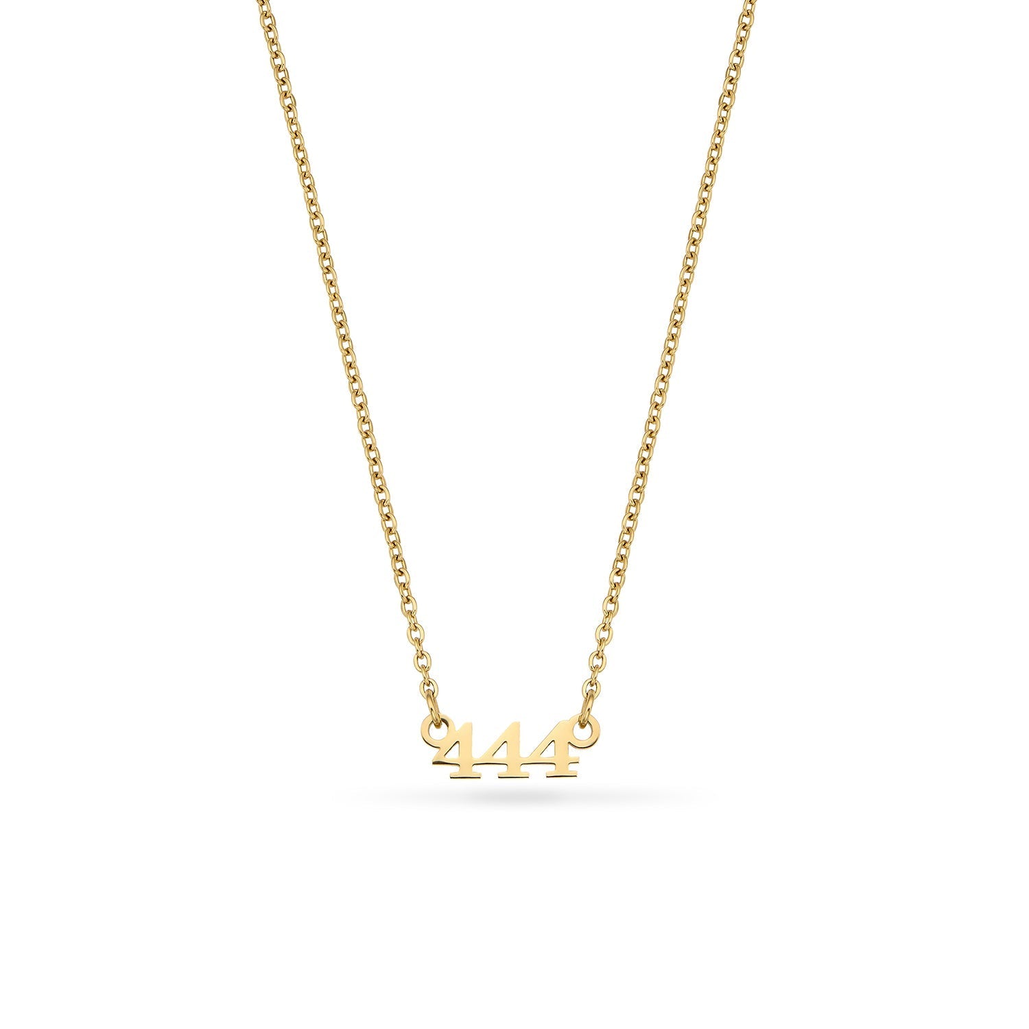 Angel Number Necklace (Gold) – Abbott Lyon