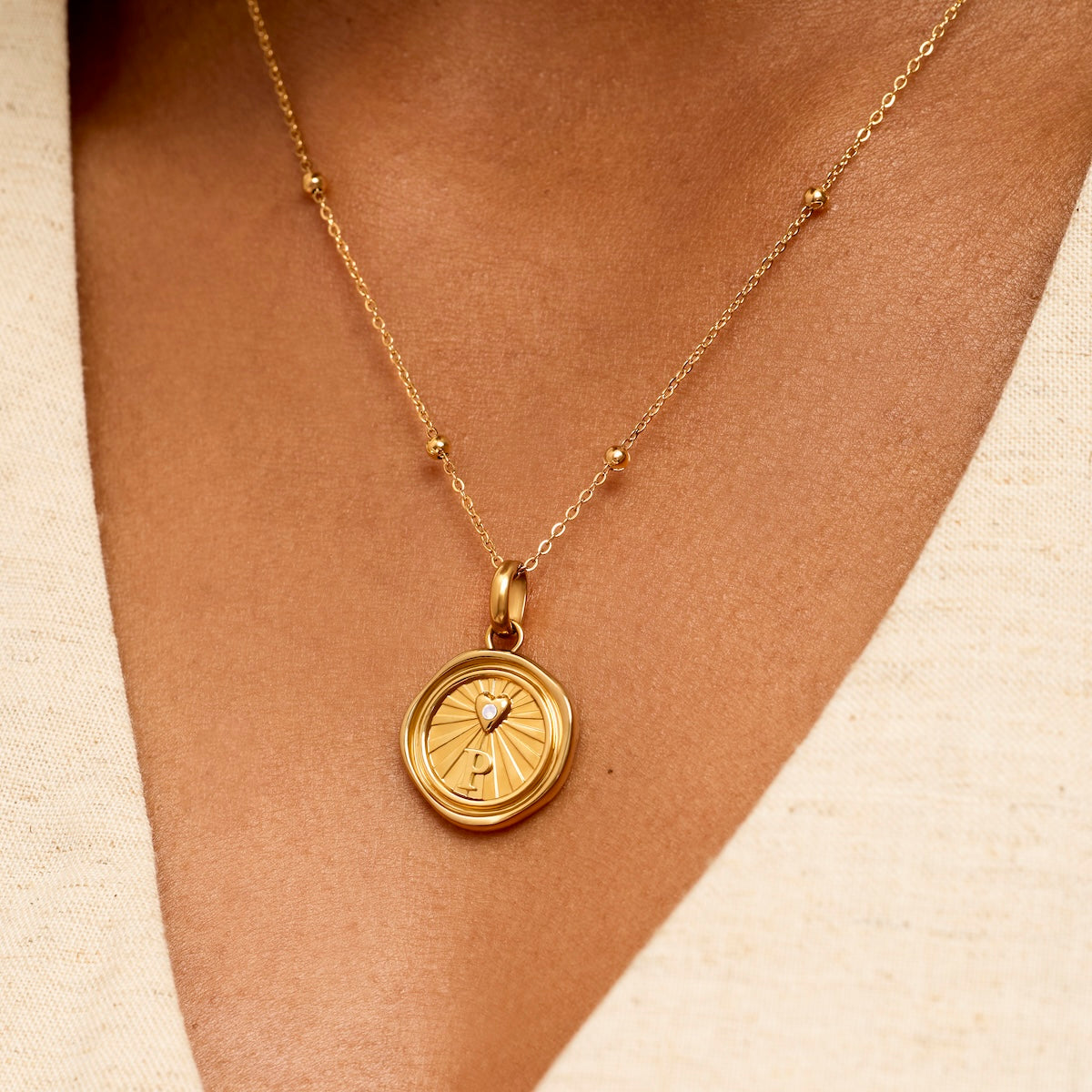 Custom Talisman Coin Necklace (Gold) – Abbott Lyon