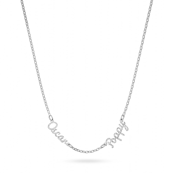 Personalised Silver & Sterling Silver Name Necklaces | Abbott Lyon