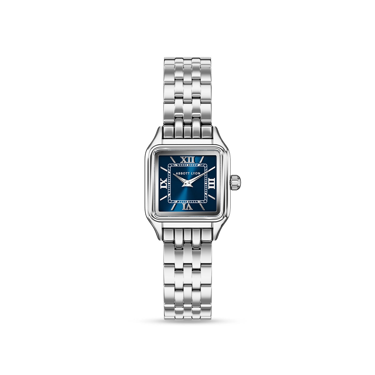 Essence 23mm Navy Watch (Silver) – Abbott Lyon