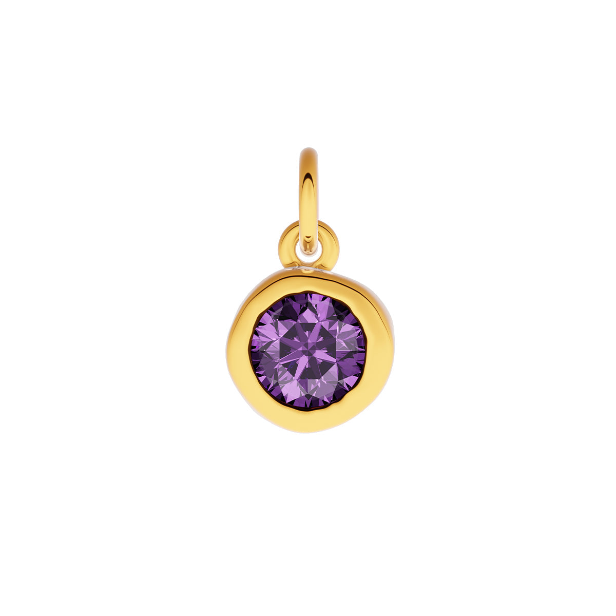Made Mine Fine Charm - Molten Round Birthstone (Gold) – Abbott Lyon