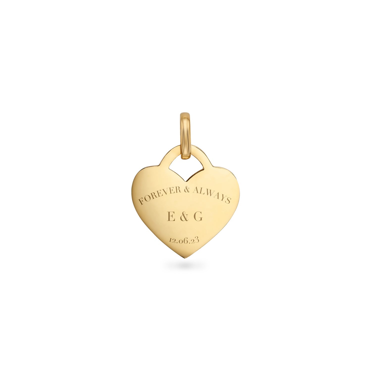 Heart Token Pendant (Gold) – Abbott Lyon
