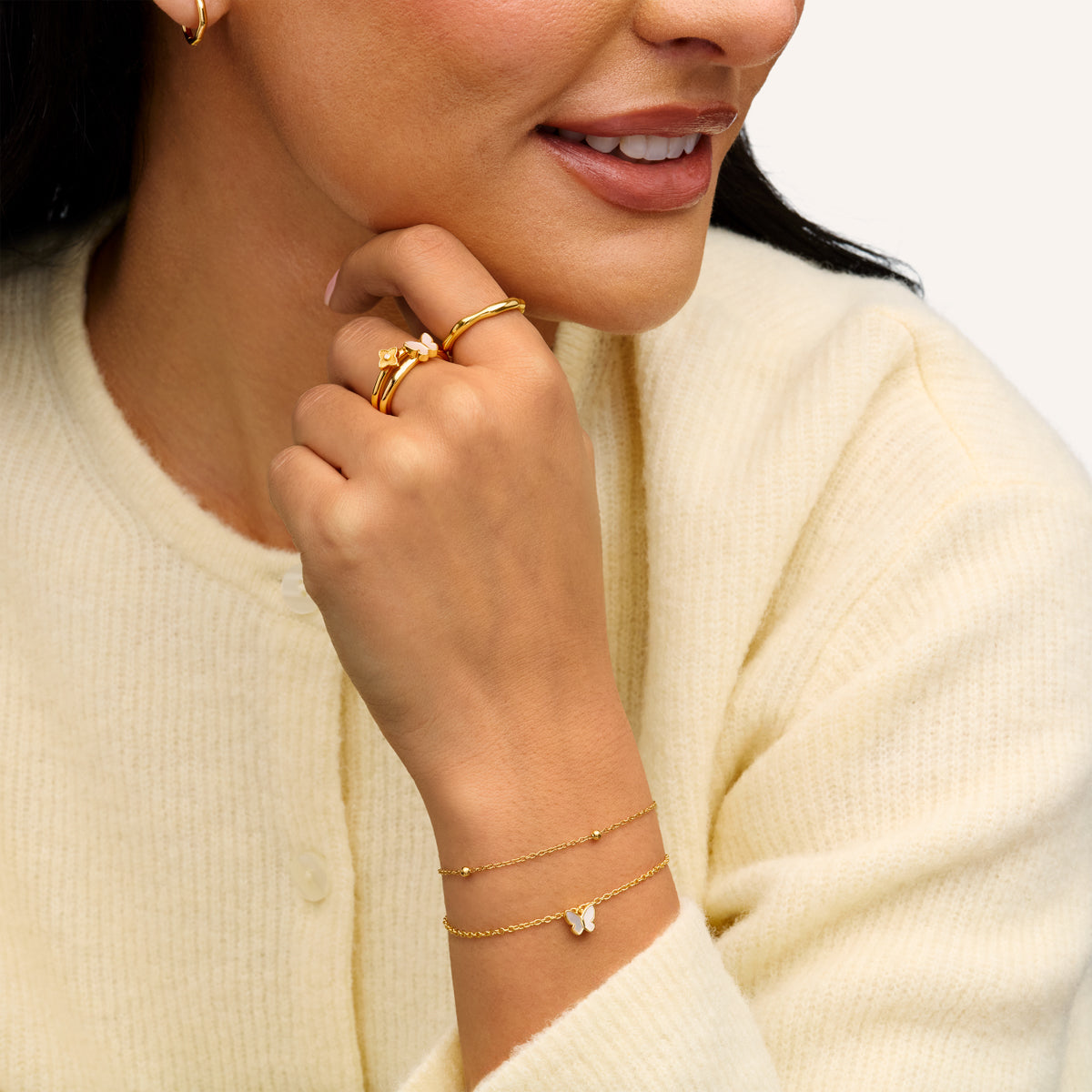 Fine Single Charm Bracelet (Gold) – Abbott Lyon