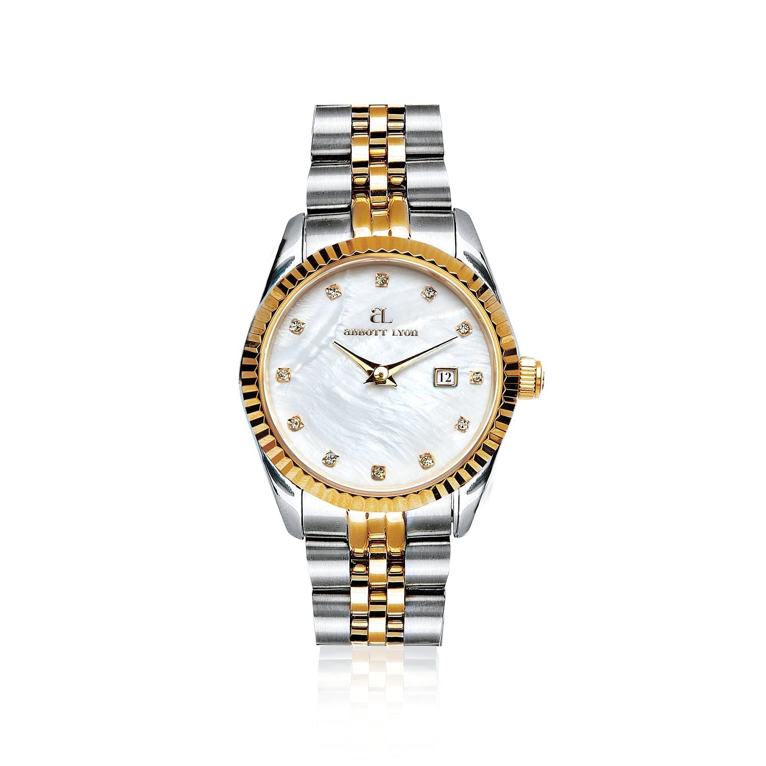 Mini Two Tone Pearl Link Belgravia 30 Watch – Abbott Lyon