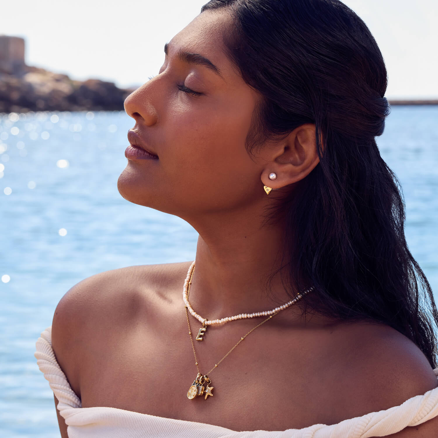 Mini Molten Initial Pendant (Gold) – Abbott Lyon