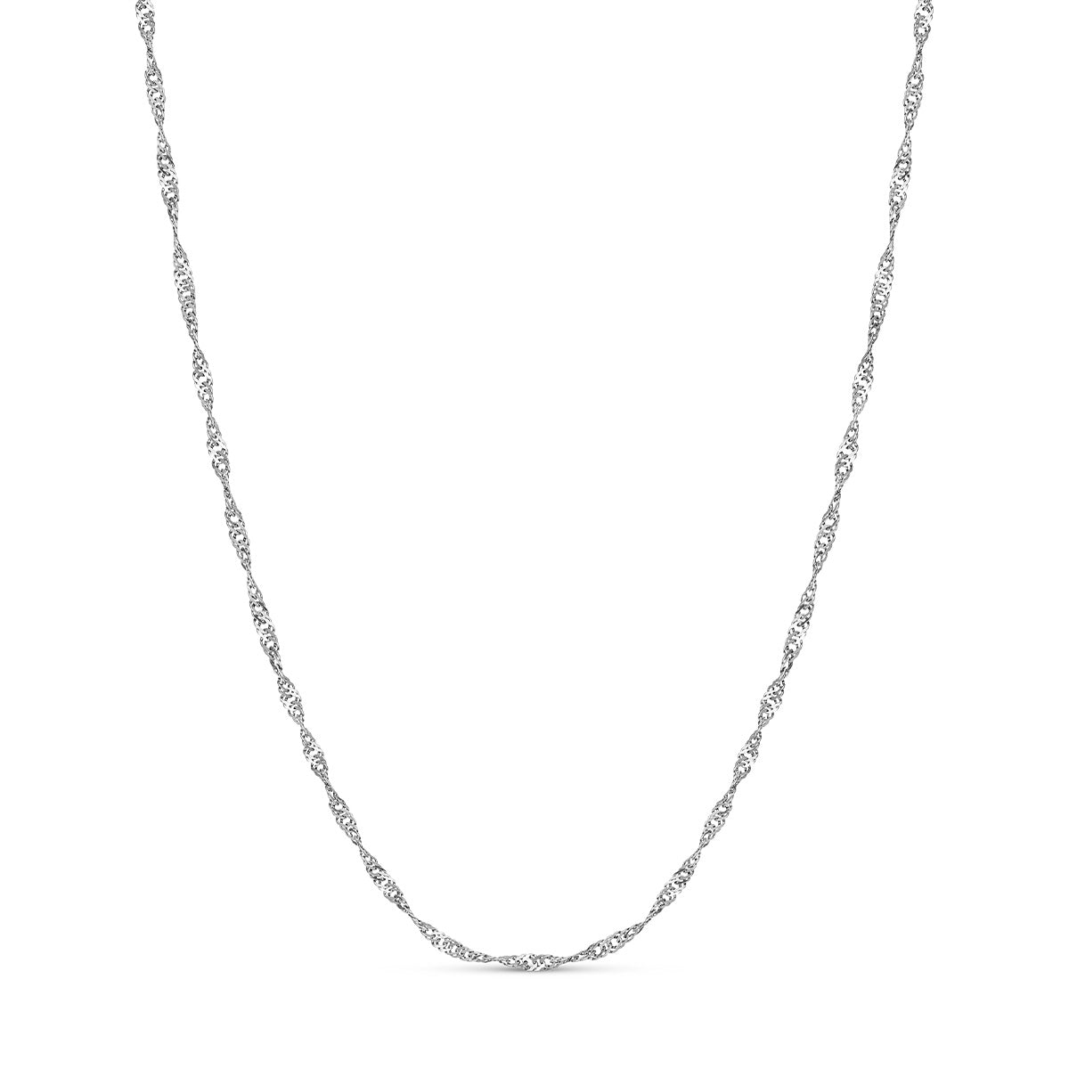 Twisted Chain Necklace (Silver) – Abbott Lyon