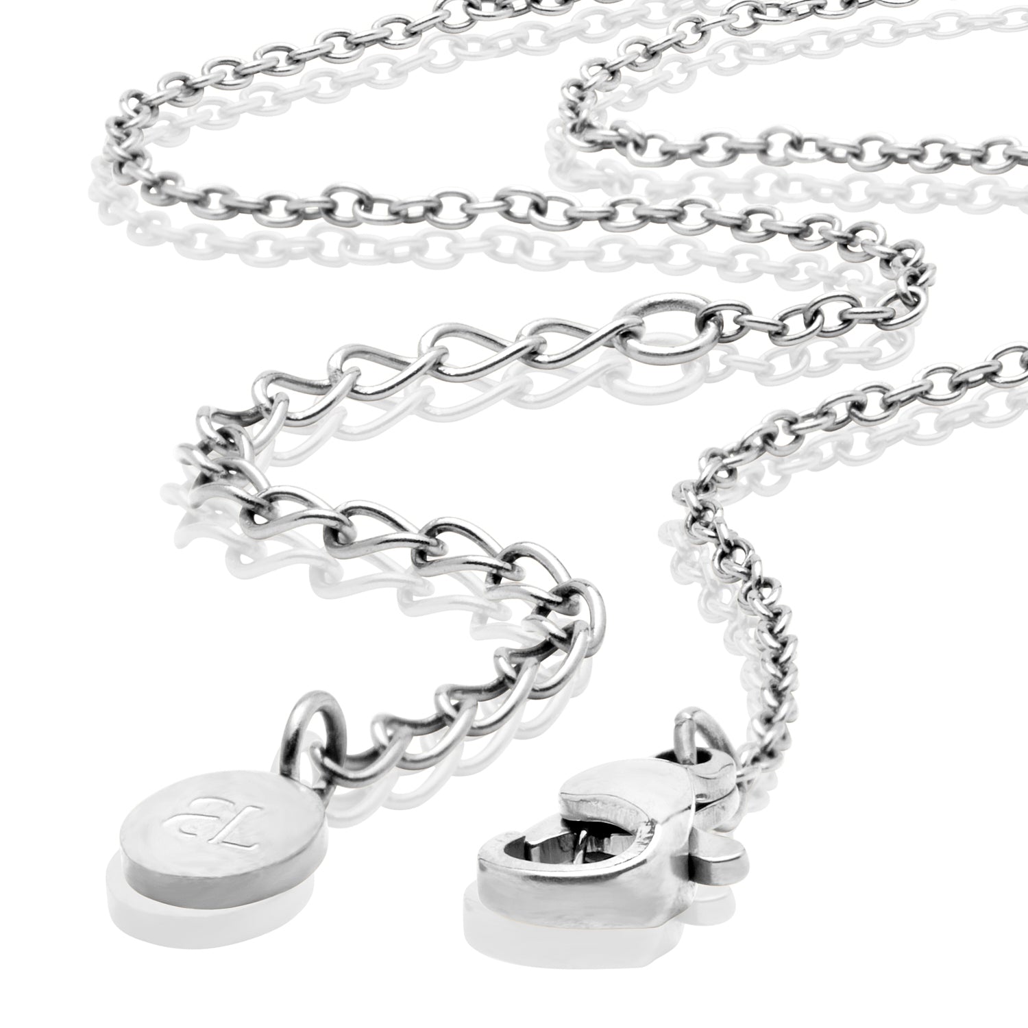 Crystal Signature Name Necklace (Silver) – Abbott Lyon