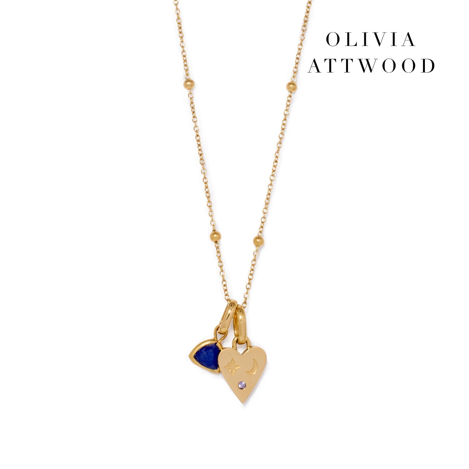 Custom Stamped Heart Pendant Necklace (Gold) – Abbott Lyon