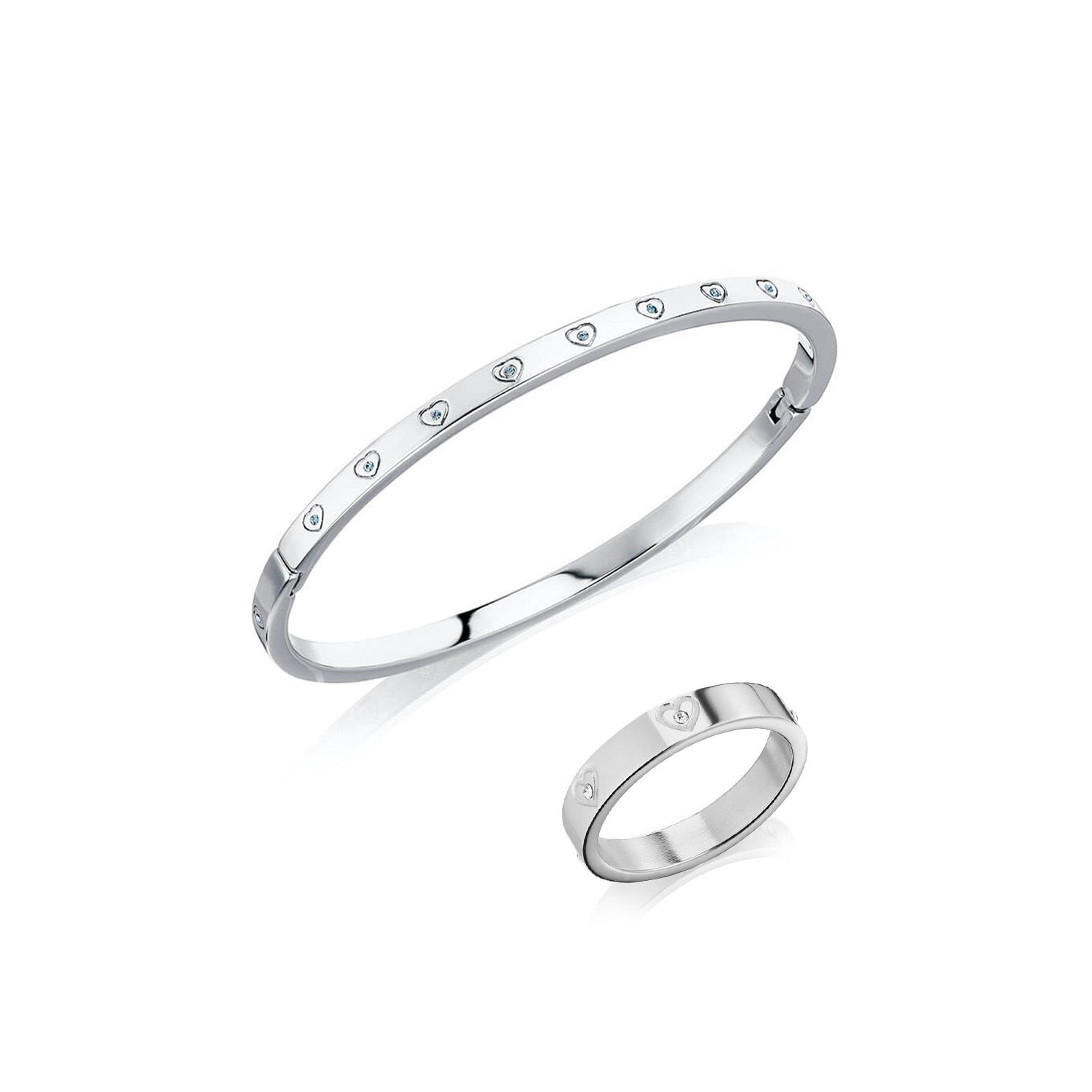 Crystal Heart Set (Silver) – Abbott Lyon